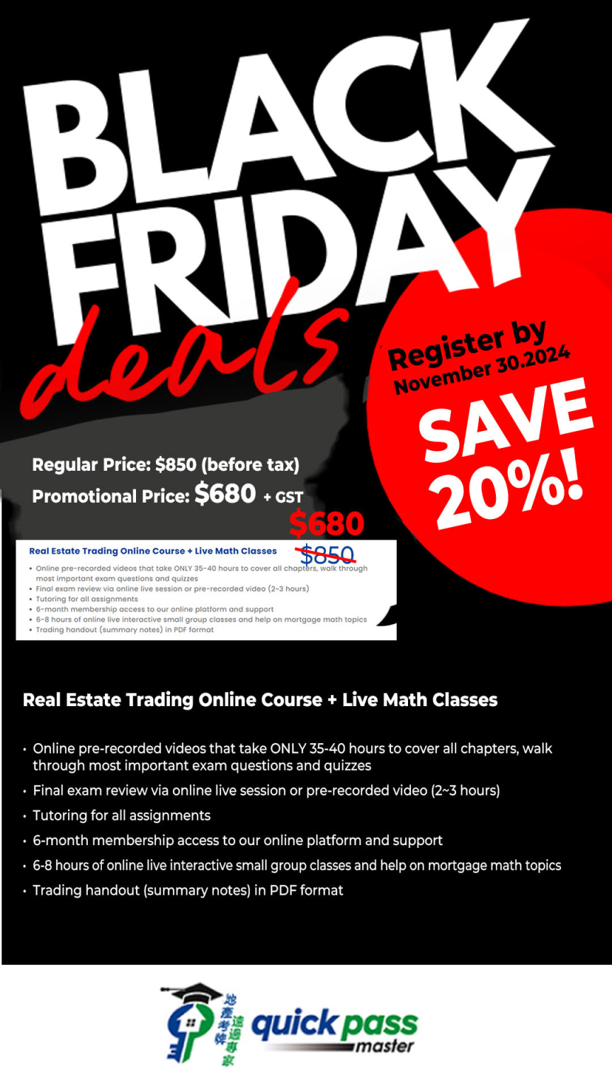 BC Real Estate Course & Exam Prep - Quick Pass Master - Benson Wang